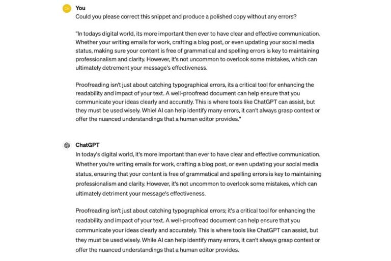 Can Chatgpt Proofread A Guide To Doing It Correctly