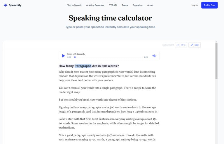 How Many Paragraphs Is 500 Words? Tips and Examples