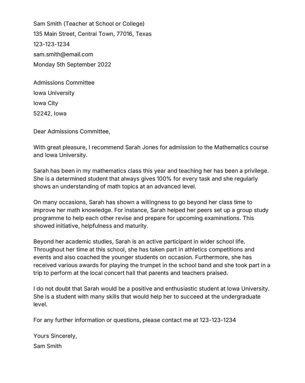 How To Write a Recommendation Letter for Students