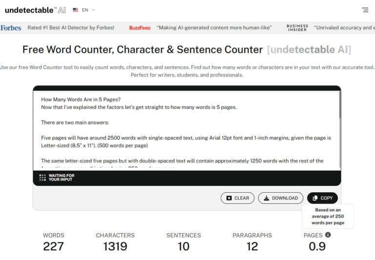 How Many Words Is 5 Pages? Full Breakdown