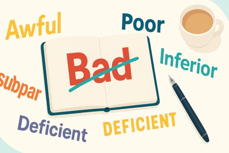 Bad Synonym: Better Words to Use Instead of Bad