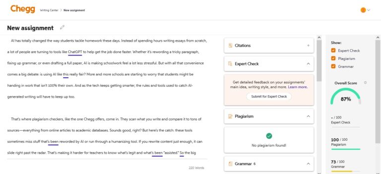 Chegg Plagiarism Checker Review: Features & Accuracy