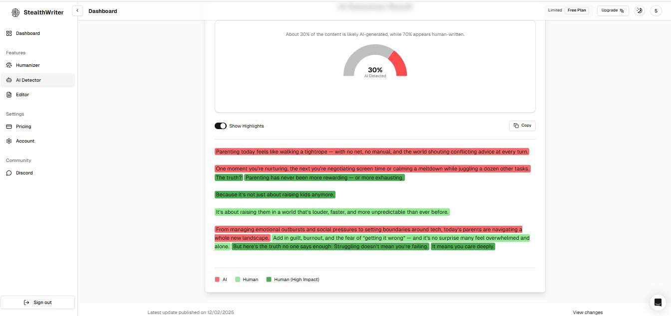 StealthWriter AI Review: Pros, Cons, and Verdict