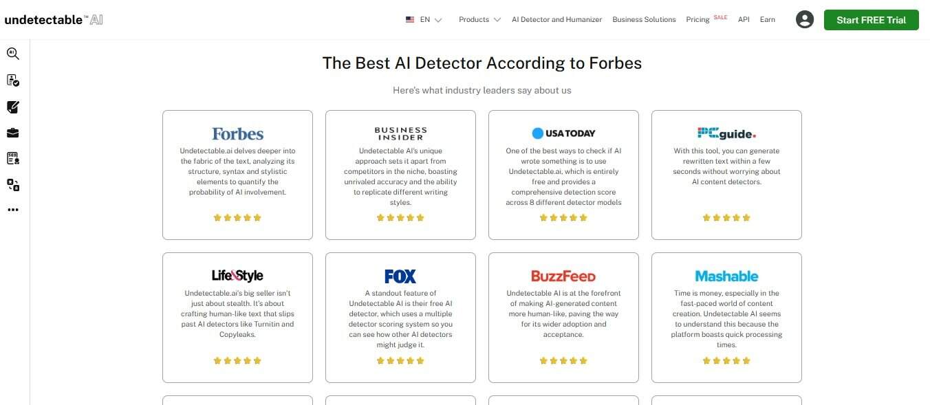 Os 10 melhores detectores de conteúdo de IA: Qual é a precisão deles?