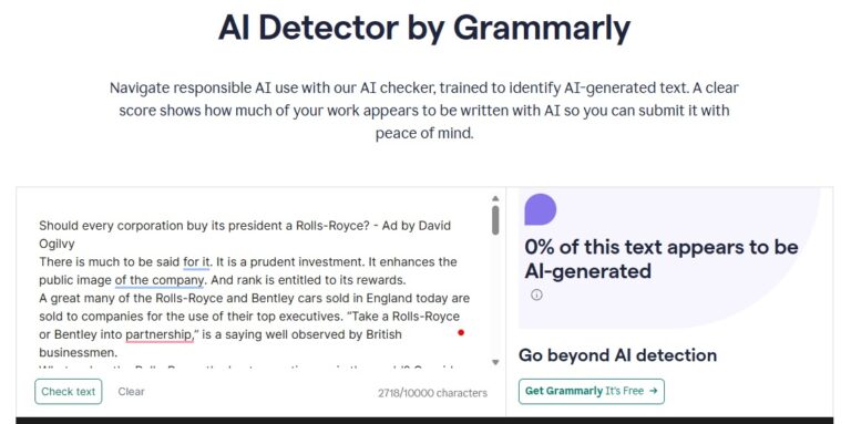 Grammarly AI Checker Review: Is It Accurate?