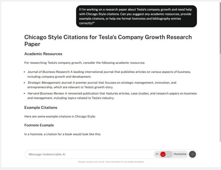 Chicago Style Format Rules and Examples