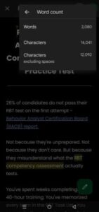 Så här ser du antal ord i Google Docs