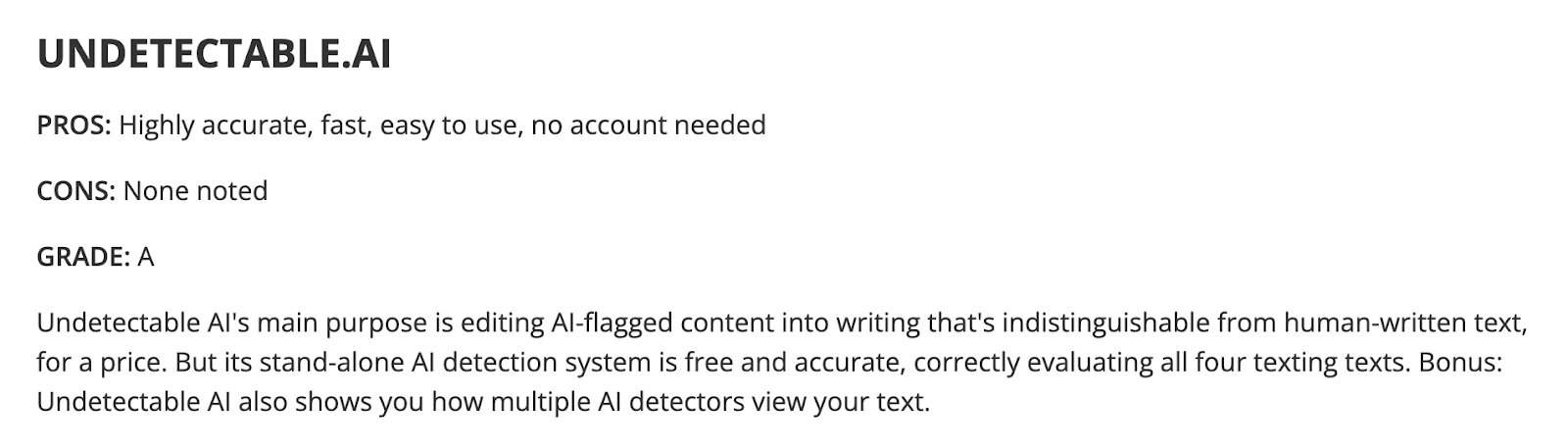 AI Detector Studies: Where Does Undetectable AI Rank?
