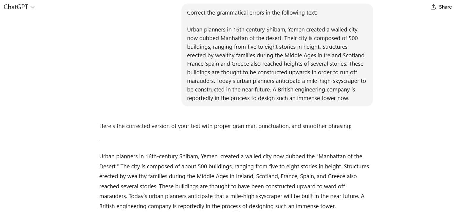 Hoe gebruik je ChatGPT om grammatica te controleren: volledige handleiding