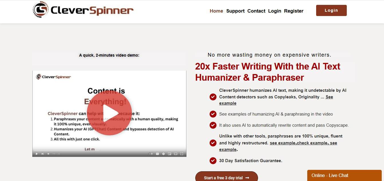 CleverSpinner Review: Still a Reliable Paraphrasing Tool?